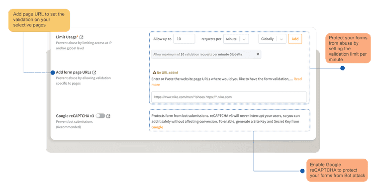 Form Guard by Clearout – Validate Forms & Block Fake Signups